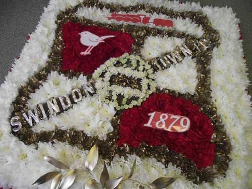 9. Football Swindon Town Badge - Simply Flowers Wiltshire